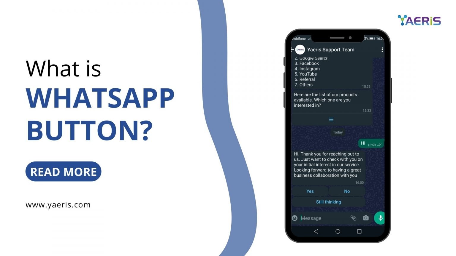What Is WhatsApp Button? | Yaeris